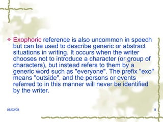 Coherence And Cohesion | PPT