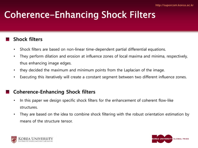 Coherence enhancing shock filters | PDF | Technology & Computing