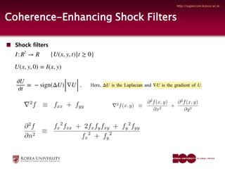 Coherence enhancing shock filters | PDF | Technology & Computing