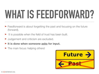 Feedback, feedforward and recognition (training intro by COHERENCE) | PDF