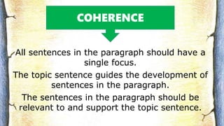 Coherence and cohesion | PPTX