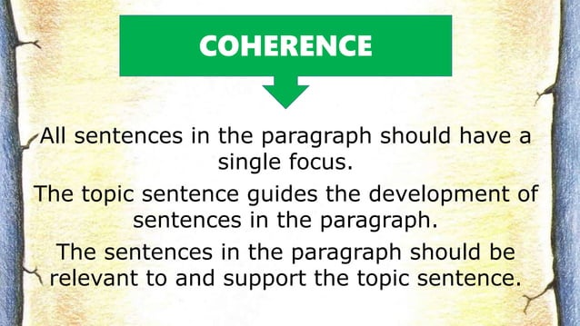 Coherence and cohesion | PPTX