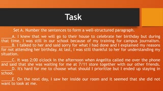 Reading and Writing- Coherence and Cohesion | PPTX