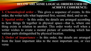 COHERENCE AND COHESION.pptx FOR GRADE 11 LEARNERS | PPTX
