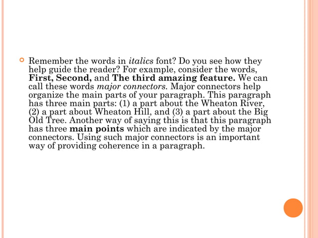 Coherence and unity writing | PPT