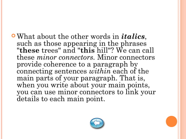 Coherence and unity writing | PPT