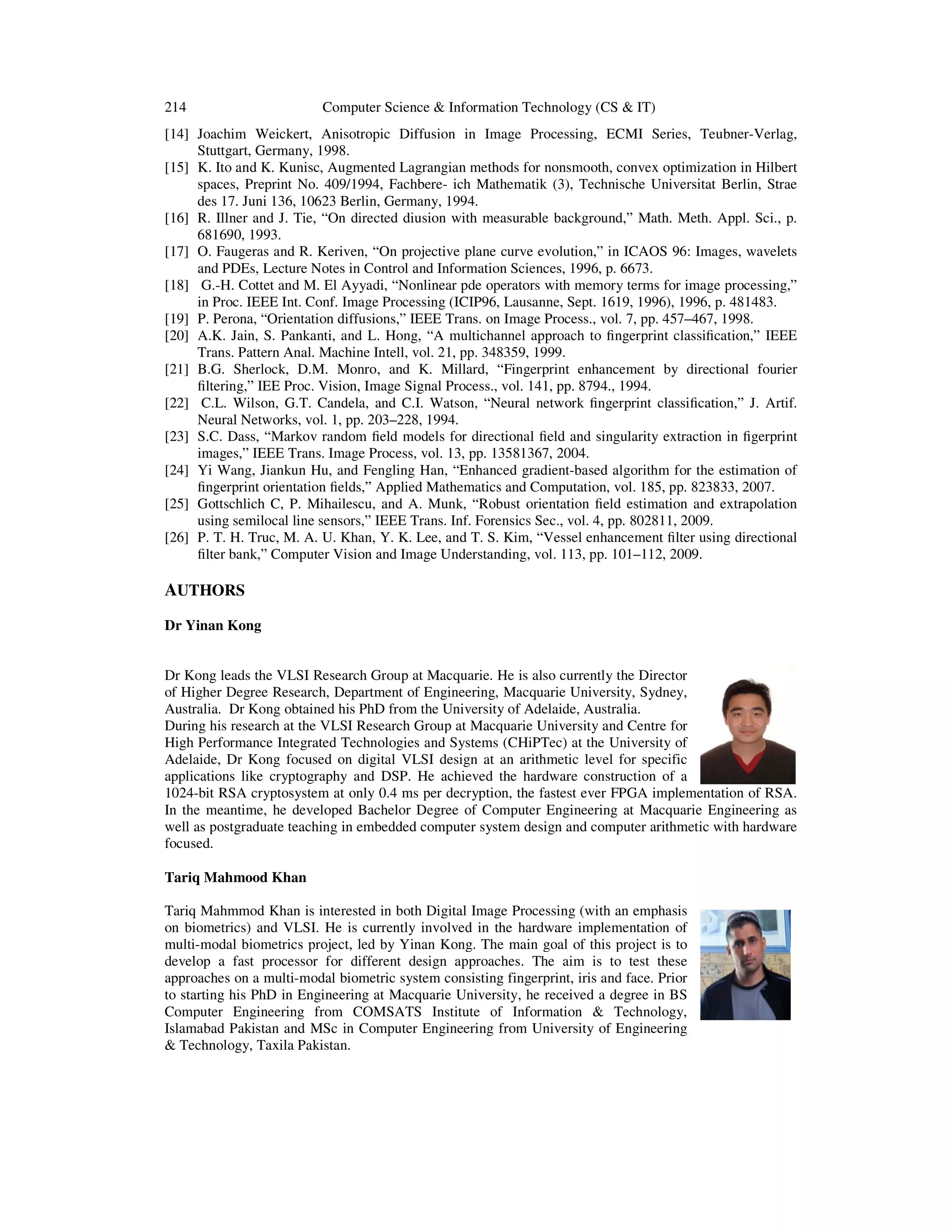 Coherence Enhancement Diffusion Using Robust Orientation Estimation Pdf 3 D Graphics