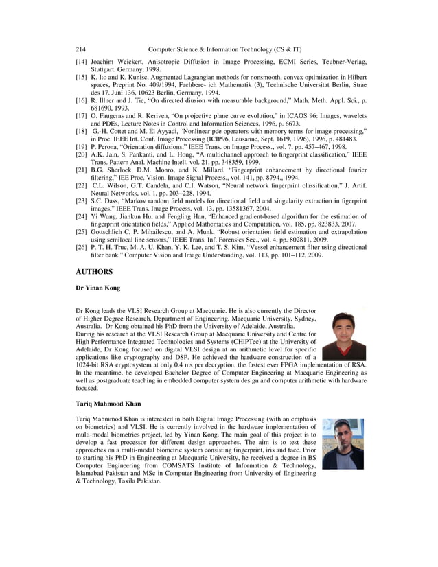 Coherence enhancement diffusion using robust orientation estimation | PDF