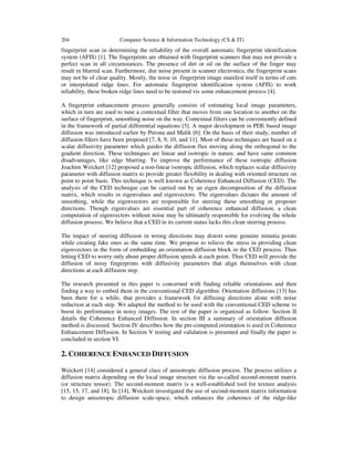 Coherence enhancement diffusion using robust orientation estimation | PDF | 3-D Graphics ...