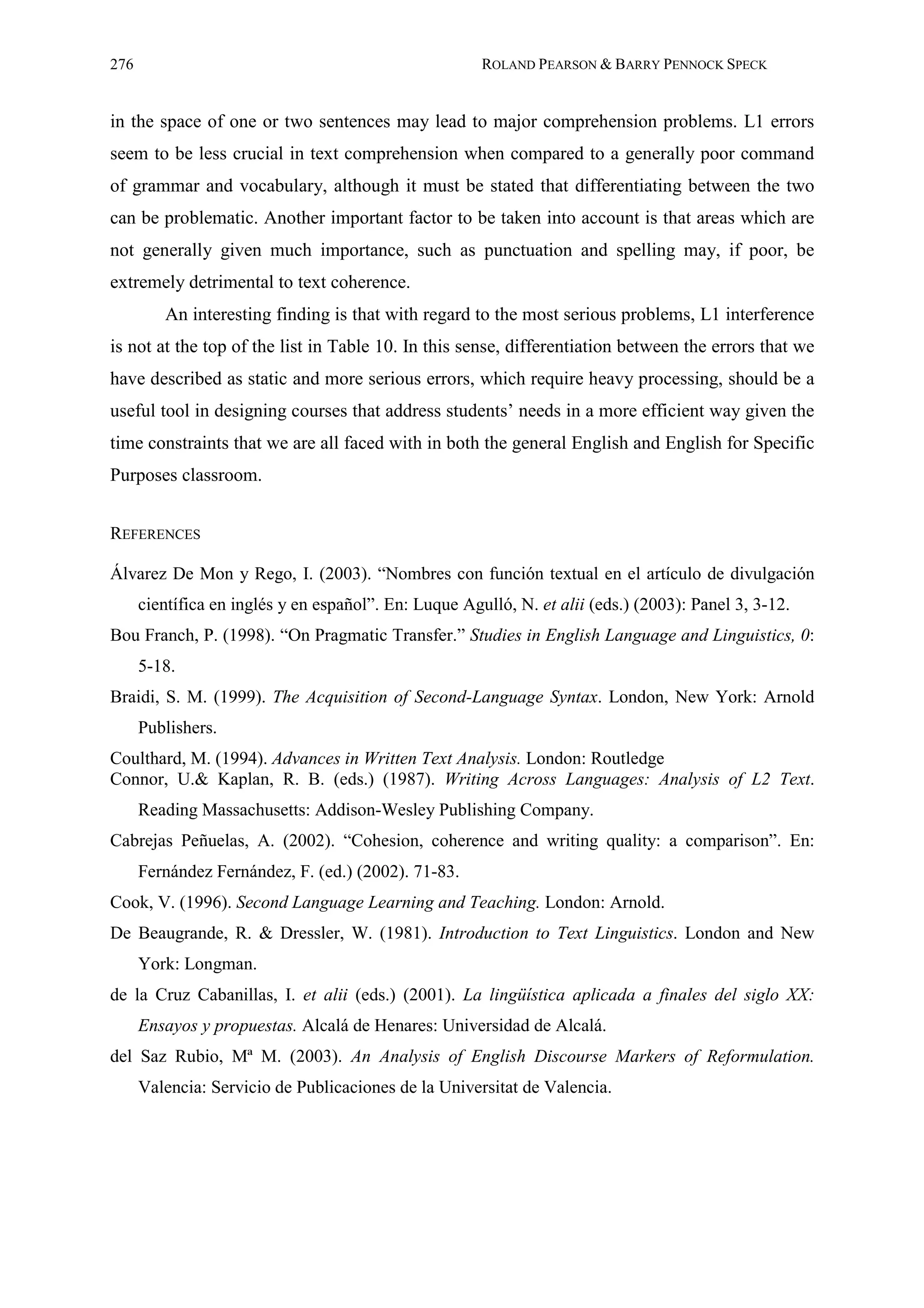 Coherence in english | PDF