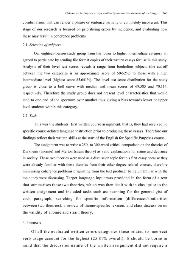 Coherence in english | PDF