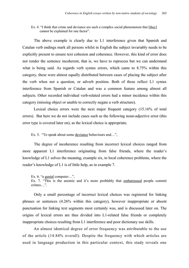Coherence in english | PDF