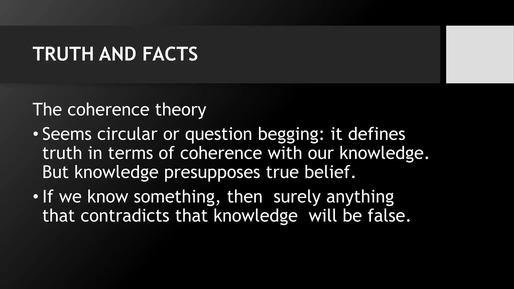 COHERENCE OF TRUTH.pptx