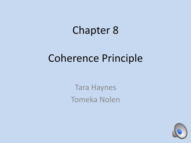 Coherence principle haynes.nolen | PPT