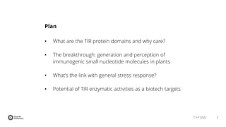 The TIR revolution in plant stress biology | PPT