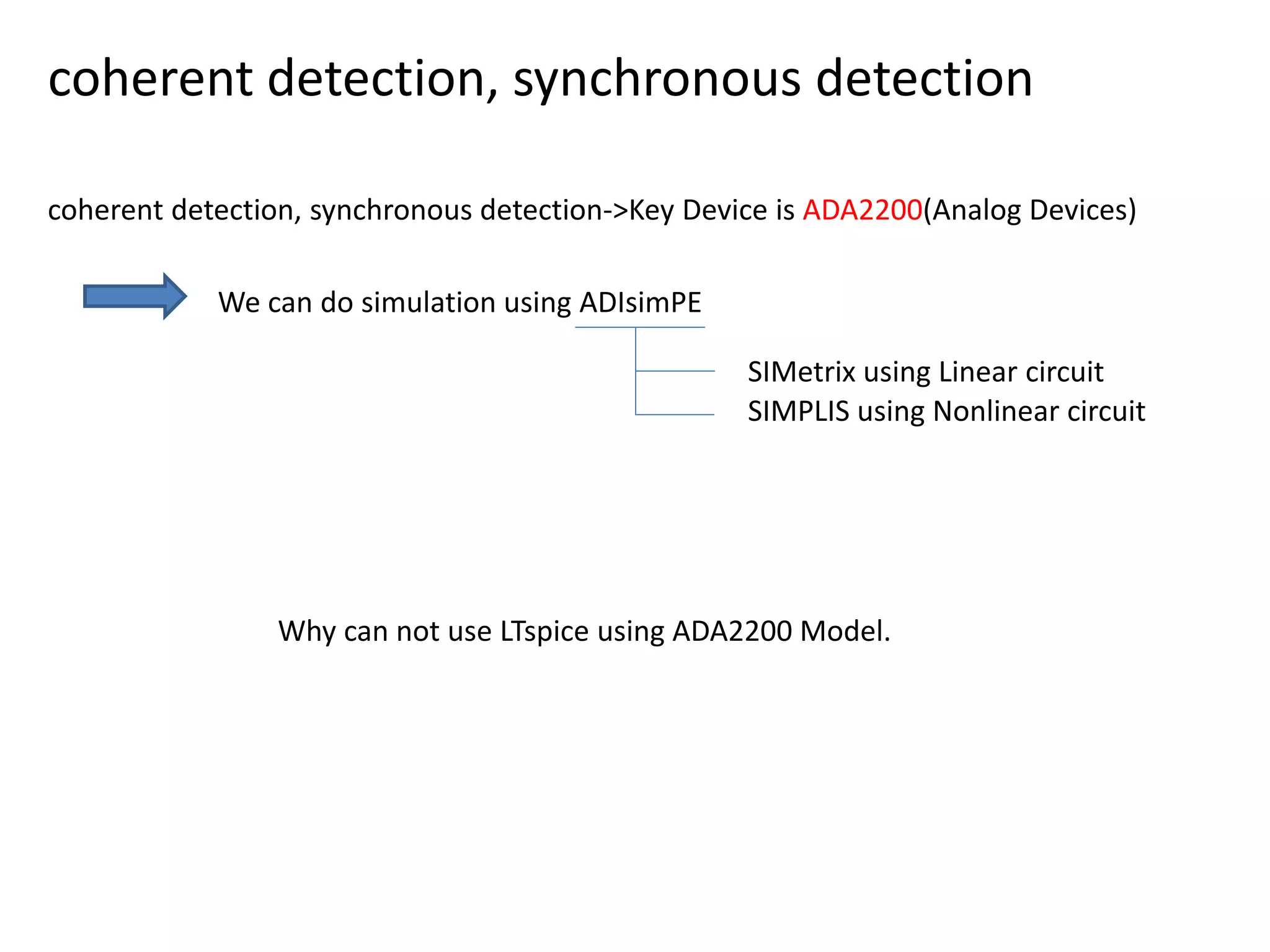Coherent Detection Synchronous Detection Pptx