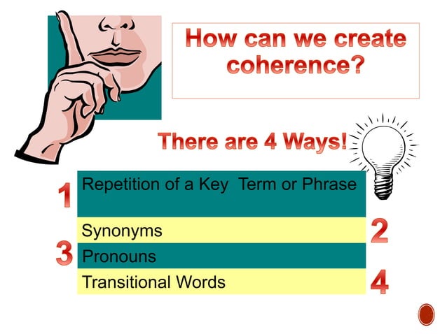 Coherent writing | PPT