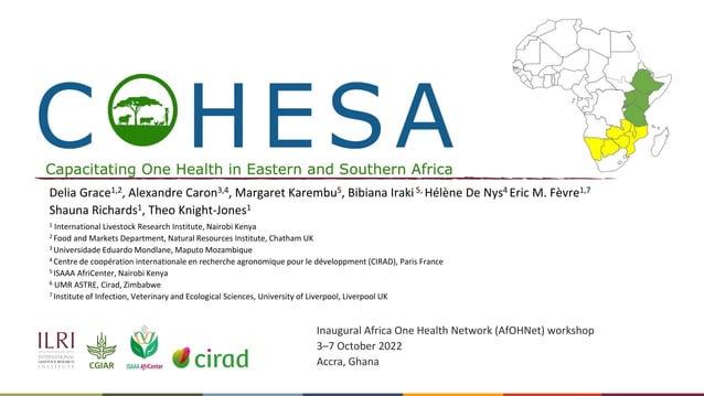 Capacitating One Health in Eastern and Southern Africa | PDF