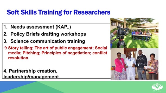 Capacitating One Health in Eastern and Southern Africa: ISAAA AfriCenter’s role | PPT