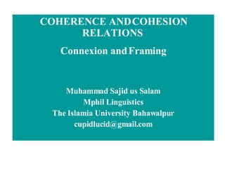 Cohesion And Coherence Relations | PPT