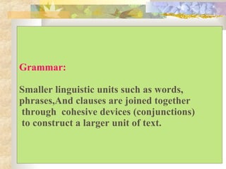 Cohesion And Coherence1 | PPT