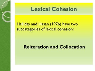 Cohesion chapter 3-john flowerdew | PDF