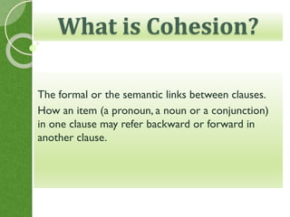 Cohesion chapter 3-john flowerdew | PDF
