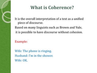 Cohesion chapter 3-john flowerdew | PDF