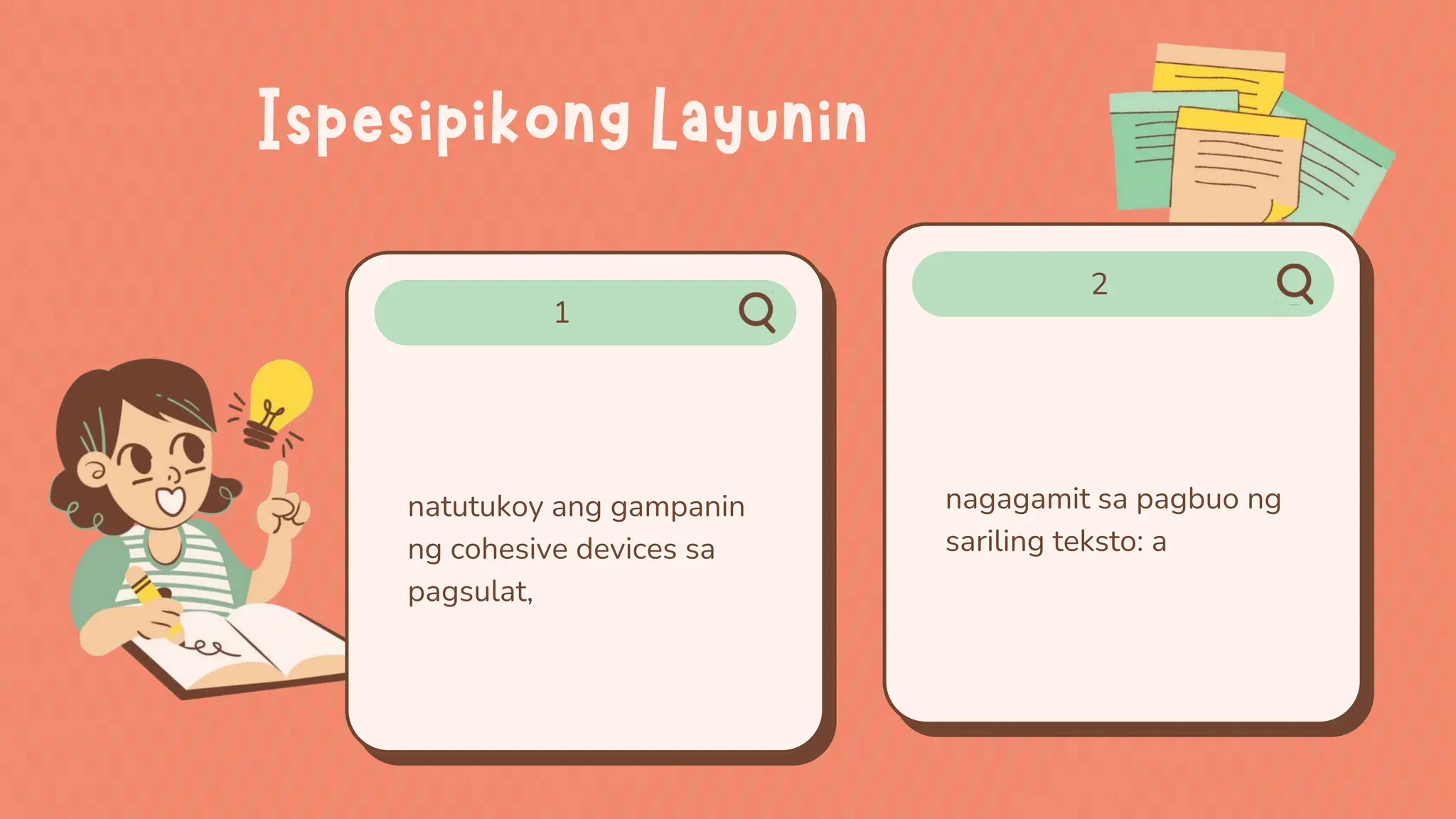 Cohesion Devices sa Filipino............ | PPTX