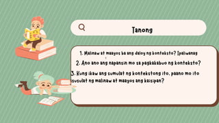 Cohesion Devices sa Filipino............ | PPTX