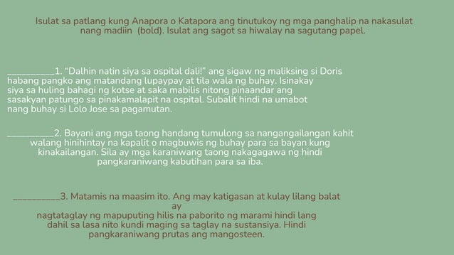 Cohesion Devices sa Filipino............ | PPTX
