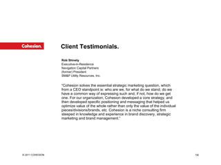Cohesion Overview | PPT