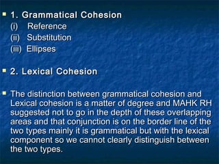 Cohesion types | PPT