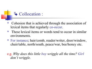 Cohesion and coherence | PPT