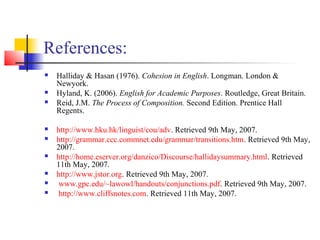 Cohesion and coherence | PPT