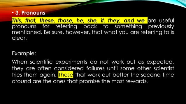 cohesion and coherence lesson in english 9.pptx | Games and Puzzles | Hobbies & Interests