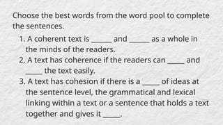 GRADE 10 LESSON - COHESION AND COHERENCE.pptx