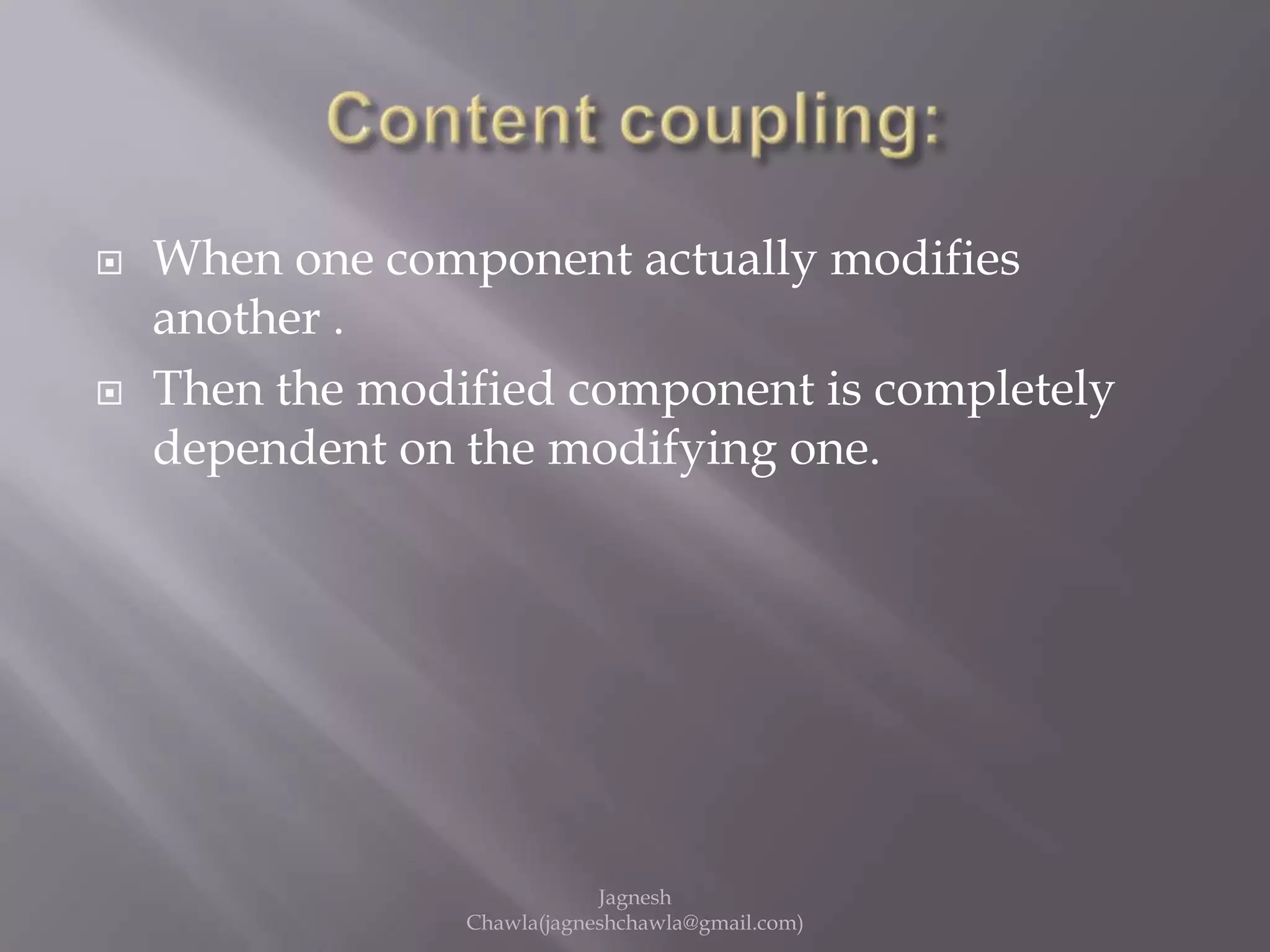 Cohesion and coupling FROM SGVU student.. | PPT