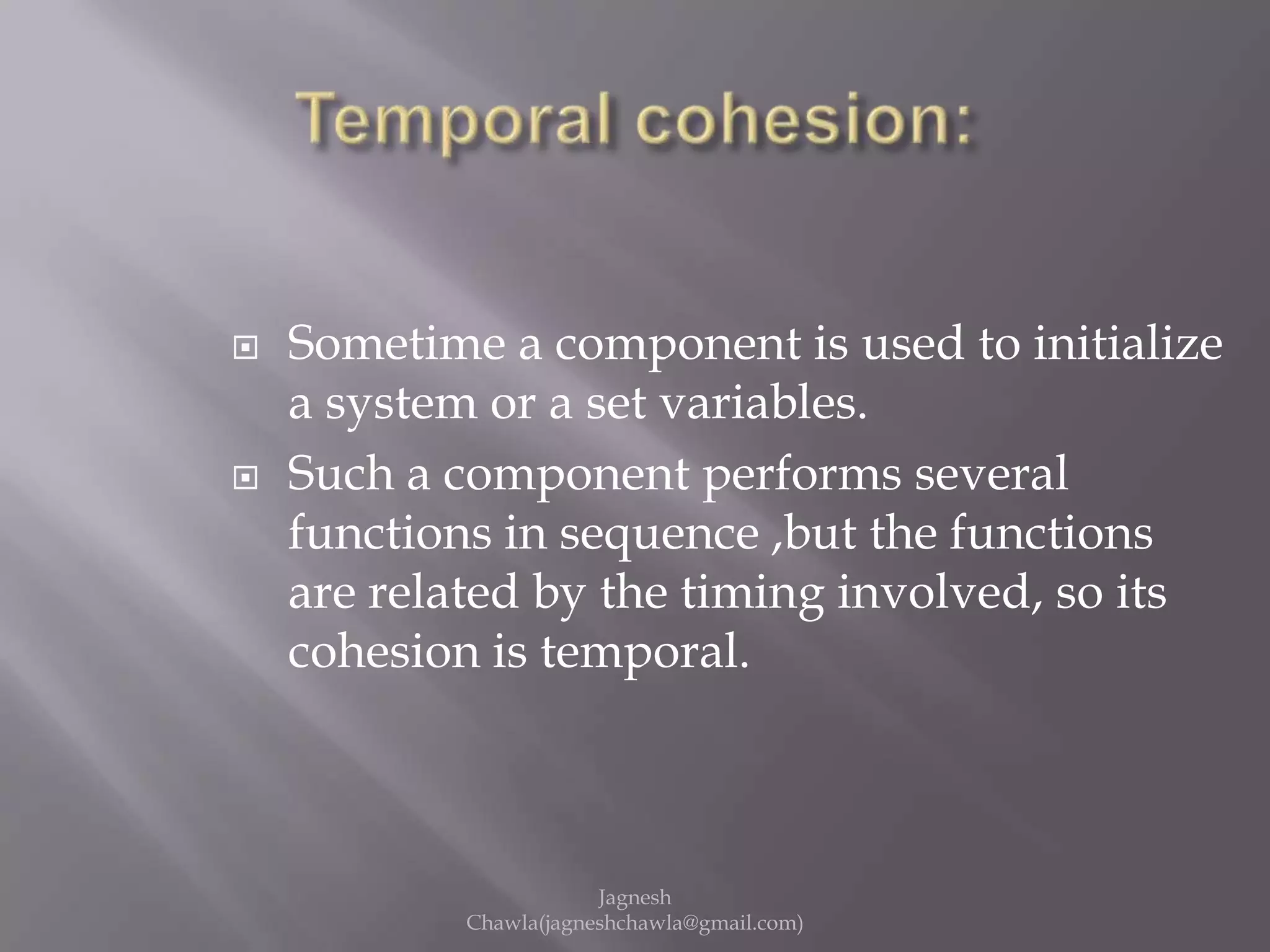 Cohesion and coupling FROM SGVU student.. | PPT