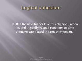 Cohesion and coupling FROM SGVU student.. | PPT