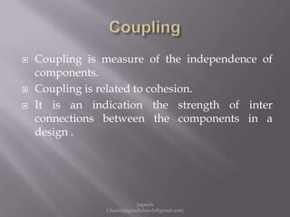 Cohesion and coupling FROM SGVU student.. | PPT
