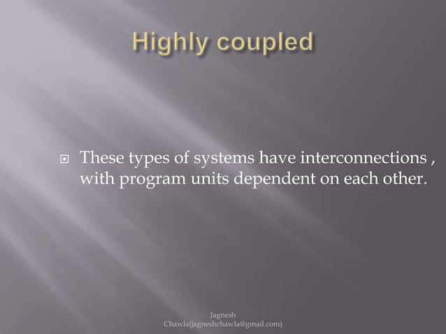 Cohesion and coupling FROM SGVU student.. | PPT | Free Download