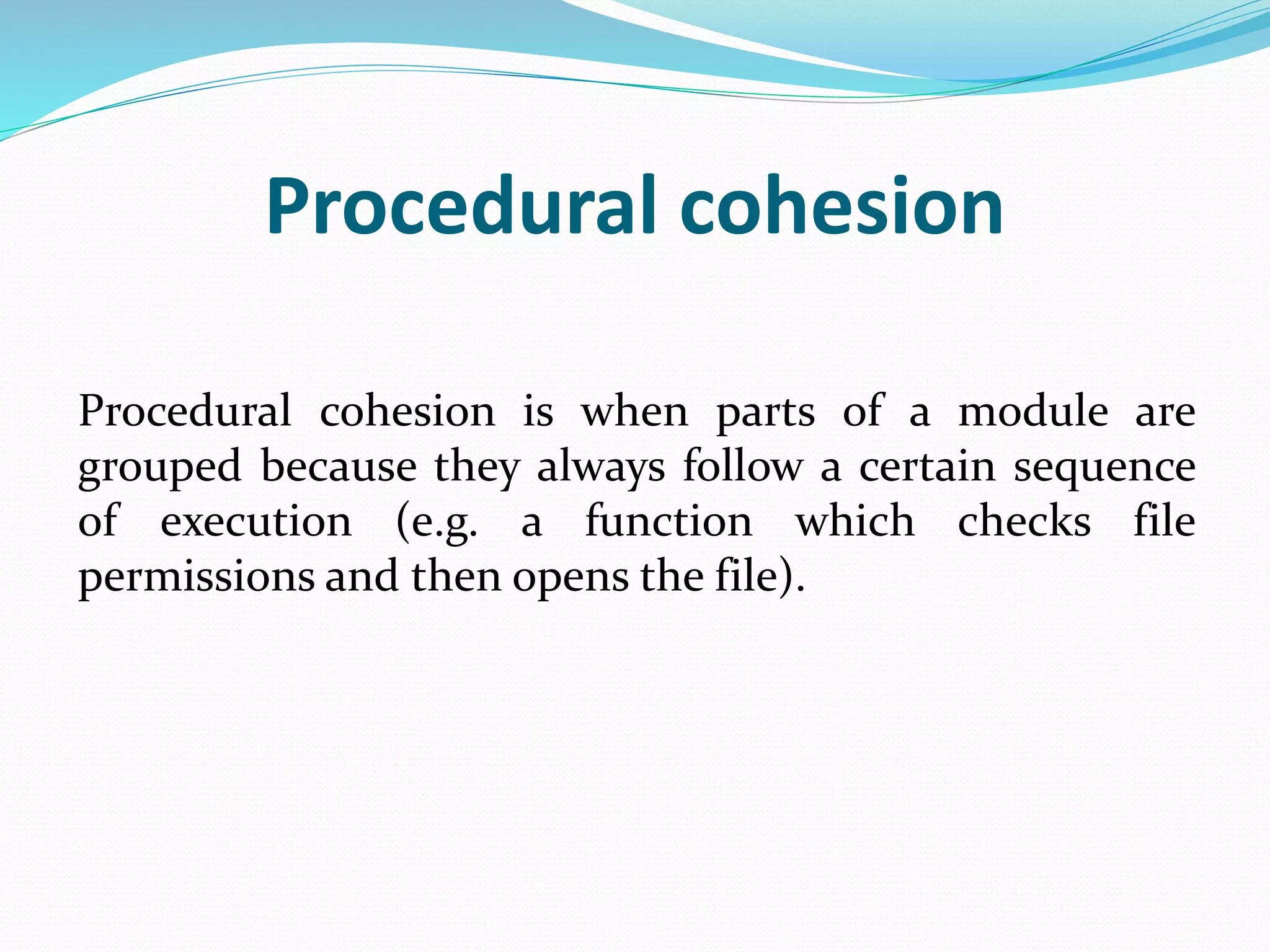 Cohesion and coupling | PPTX