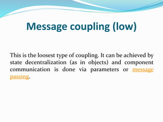 Cohesion and coupling | PPTX