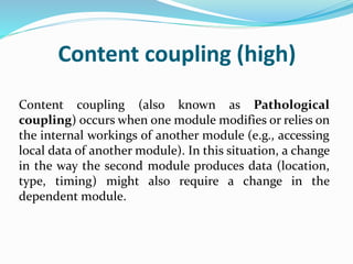 Cohesion and coupling | PPTX