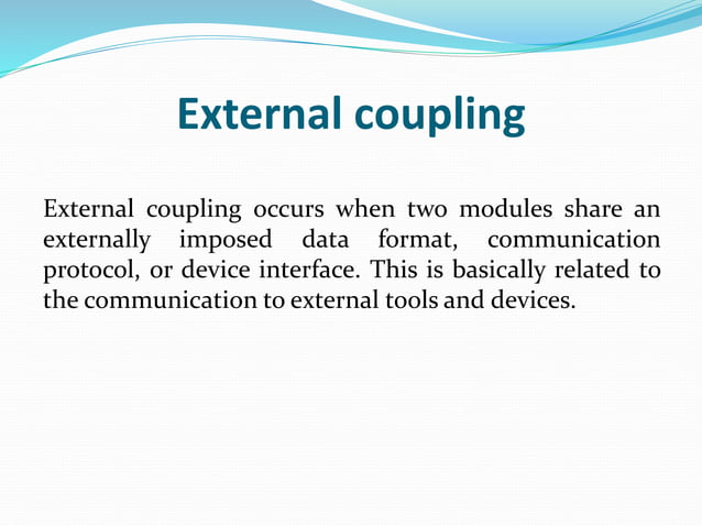 Cohesion and coupling | PPTX