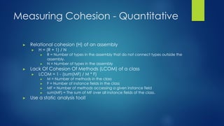 Cohesion and Coupling - The Keys To Changing Your Code With Confidence ...