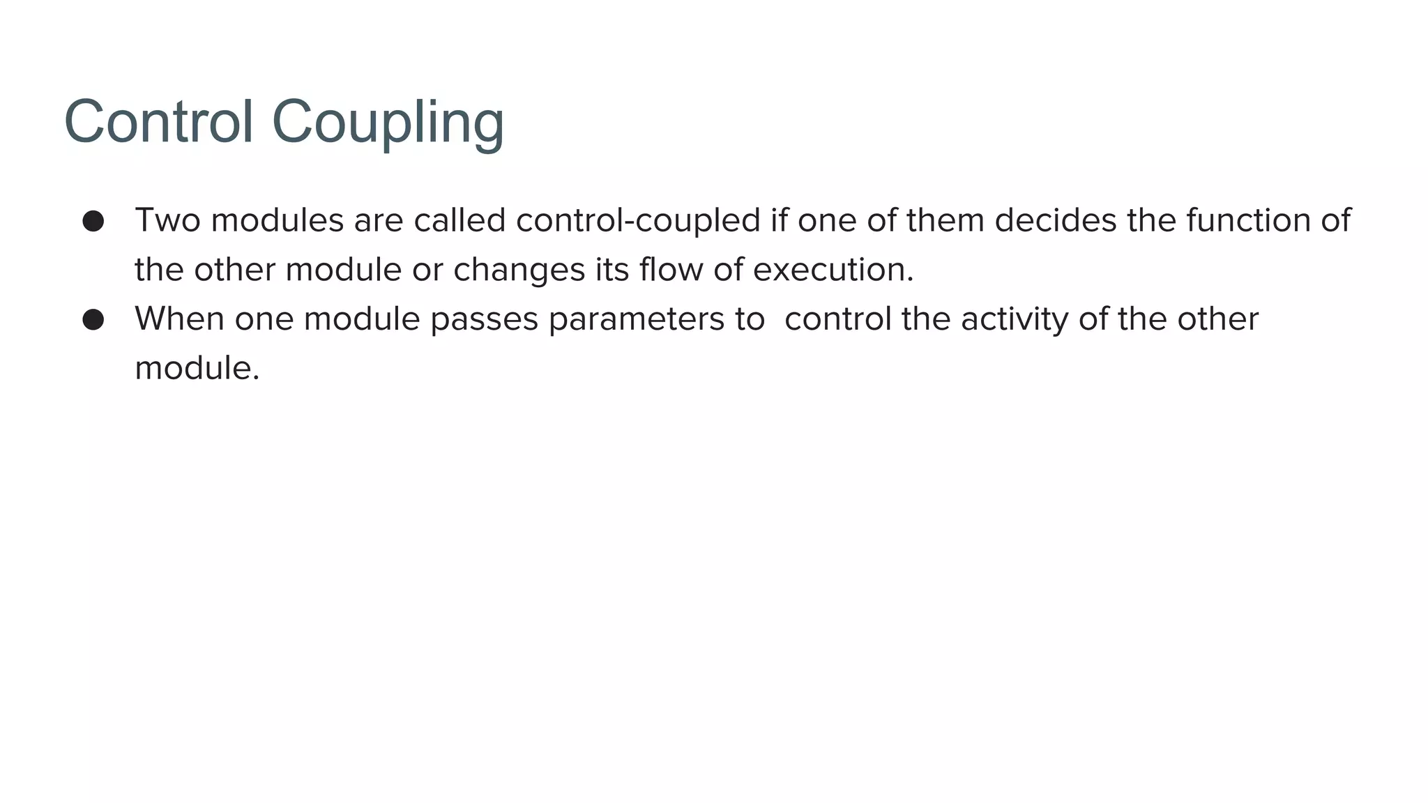 Cohesion and coupling in software design | PPTX