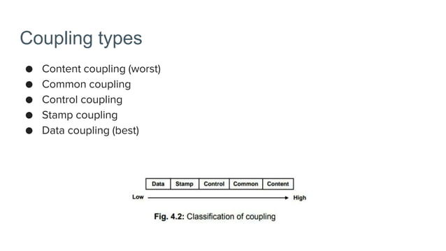 Cohesion and coupling in software design | PPTX