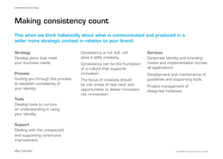 Cohesion Brand & Design introduction | PPT